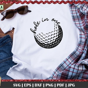 Golf Svg, Hole in One, Golf Quotes, Golf Game Day Svg, Game Day, Birdie ...