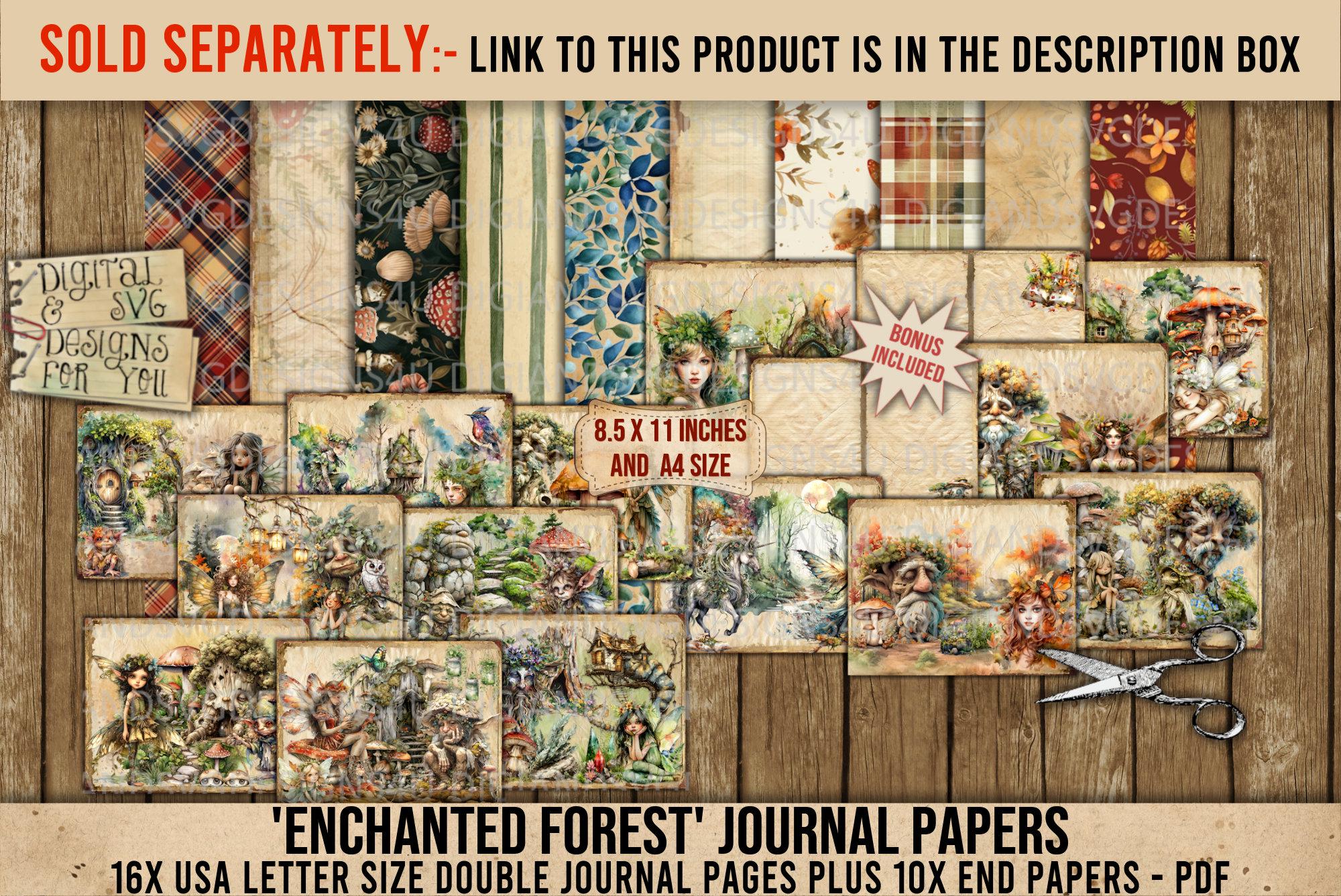 Enchanted Forest, Interactive Folder, Loaded Pockets, Fairies, Woodland ...