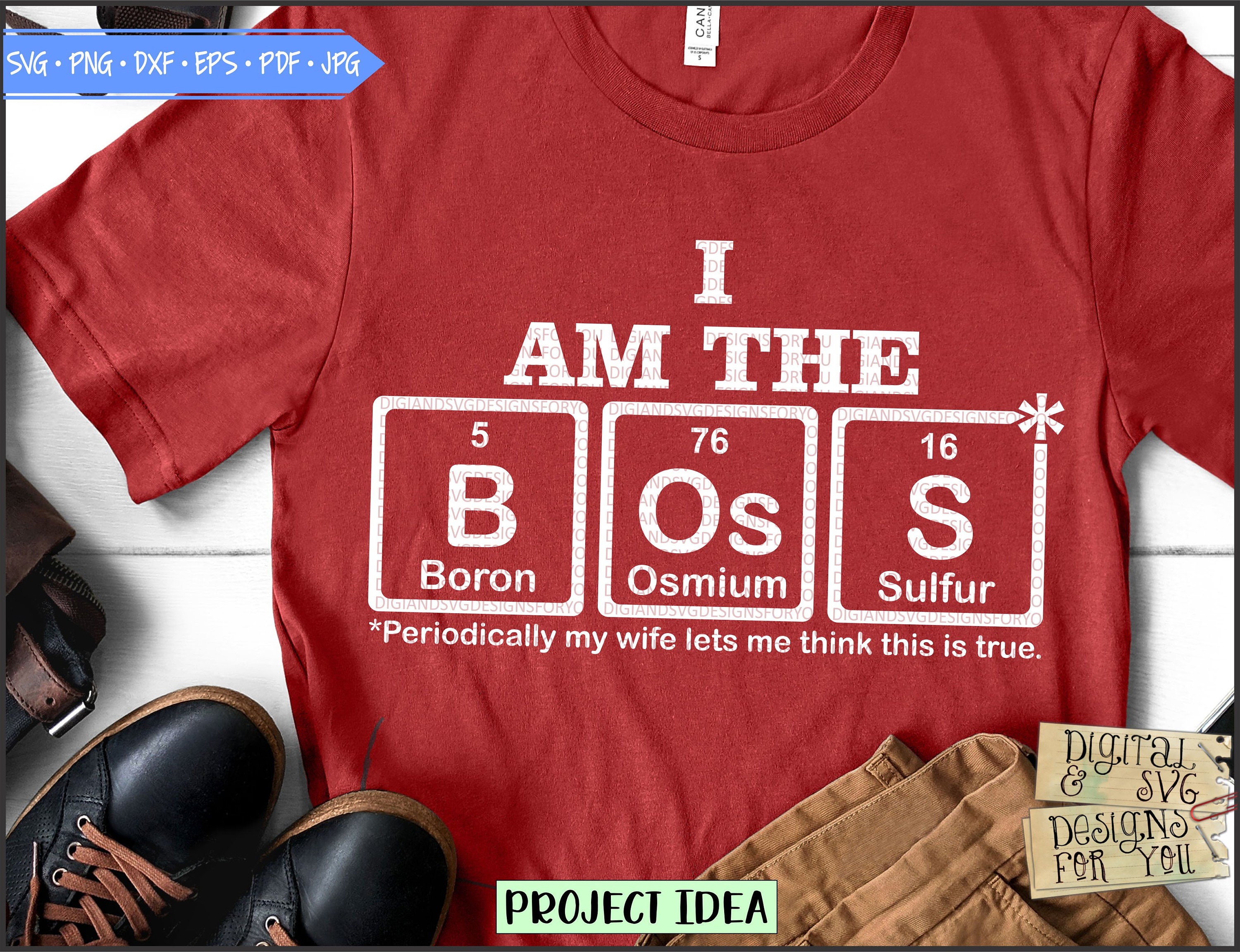 I Am the Boss Svg Boss Svg Im the Boss Quote Fathers Day | Etsy