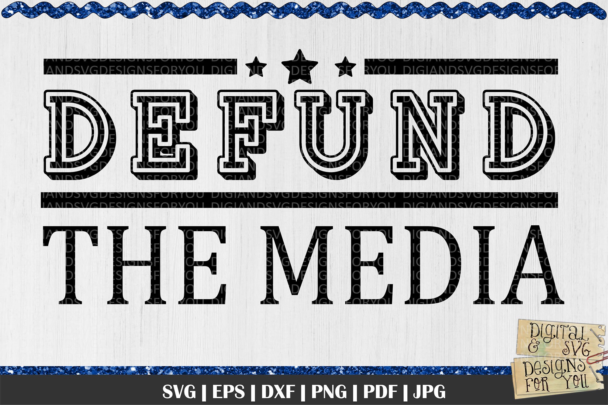 Defund the Media SVG Cut File Fake News Svg Protest Svg - Etsy