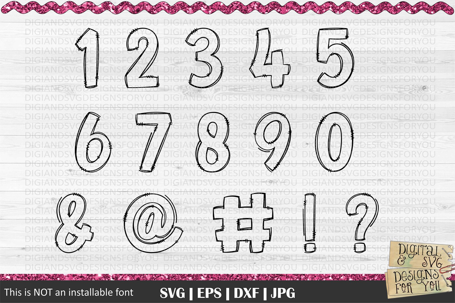 Doodle Letters Svg Set 2 Transparent Doodle Letters SVG - Etsy