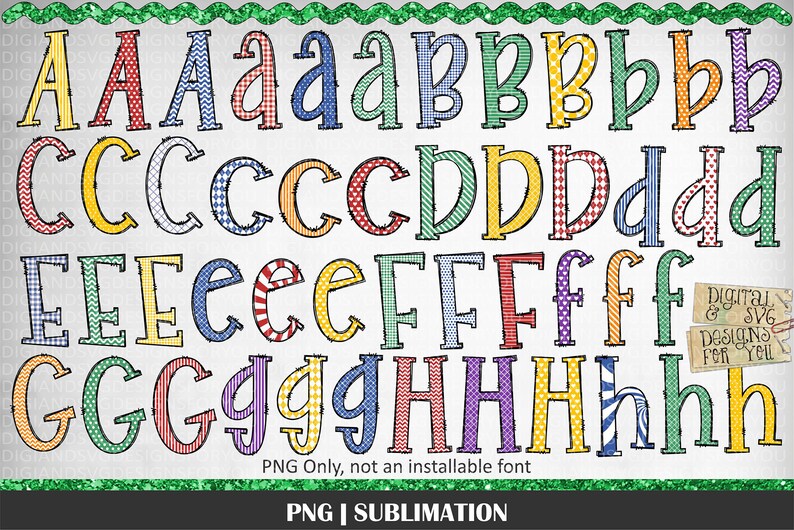 Doodle Letters Png, Doodle Alphabet, Colored Doodle Letters PNG, Doodle ...