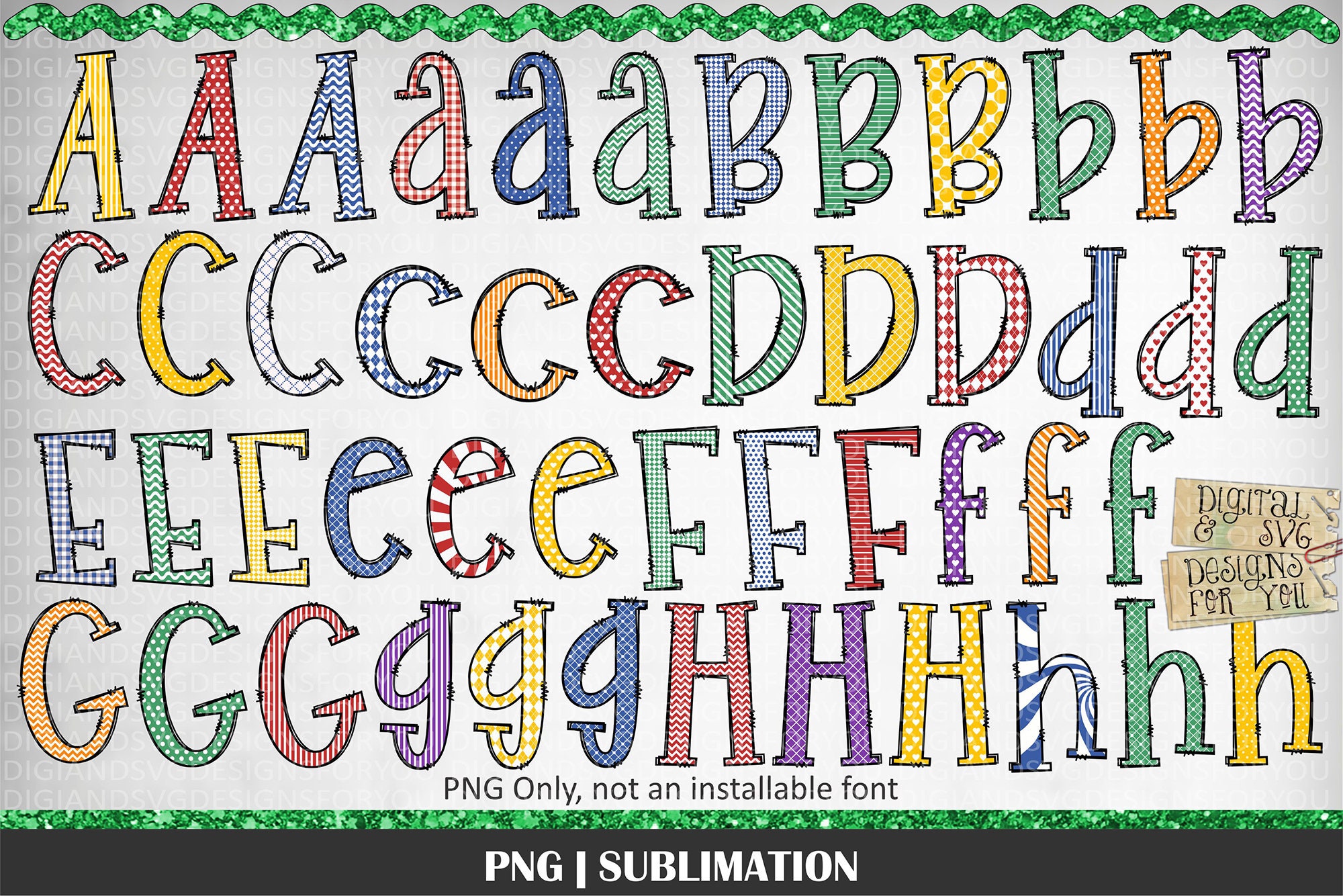 Doodle Letters Png, Doodle Alphabet, Colored Doodle Letters PNG, Doodle ...