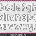 Doodle Letters Svg, Set 2, Transparent Doodle Letters SVG, Blank Doodle ...