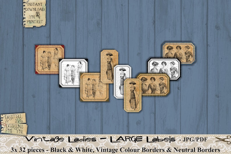 Vintage Ladies Fashion 1920s Edwardian Text Music - Etsy