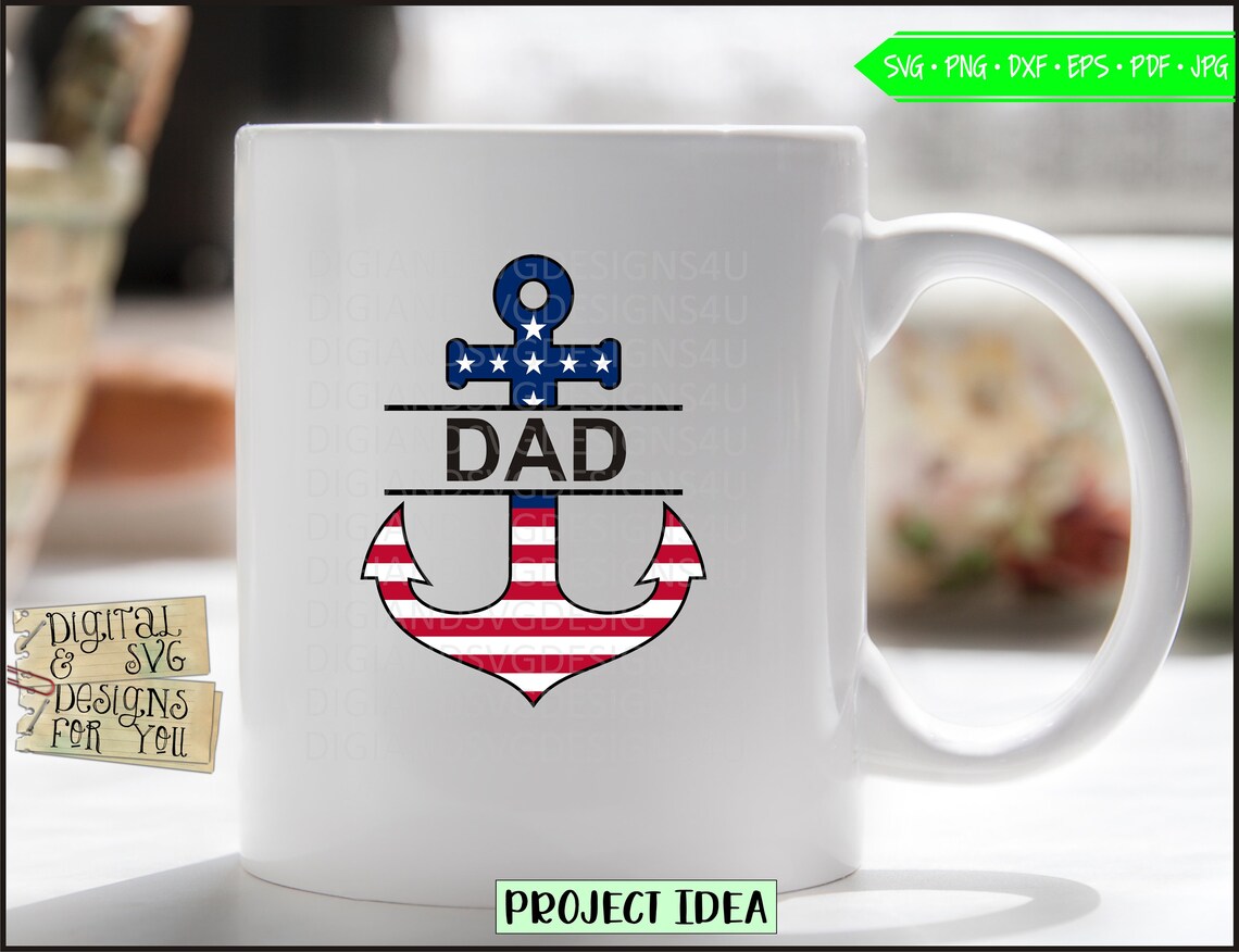 Anchor Monograms Svg Anchors Svg 4th of July Monograms - Etsy