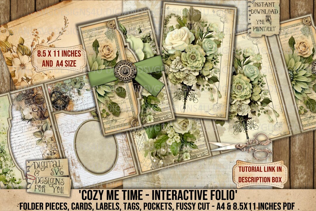 Cozy Me Time, Interactive Folio, Spa Day, Selfcare, Wellness, Mental ...