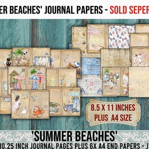 Summer, Beach, Ephemera, Embellishment, Seaside, Vacation, Journal ...