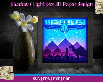 Egypt Shadow Box - Etsy