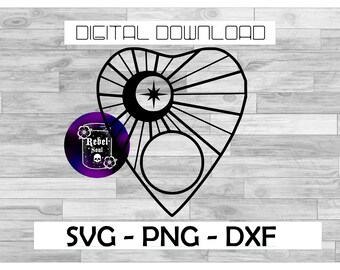 Ouija Planchette SVG Files for Cricut Silhouette Vinyl HTV - Etsy