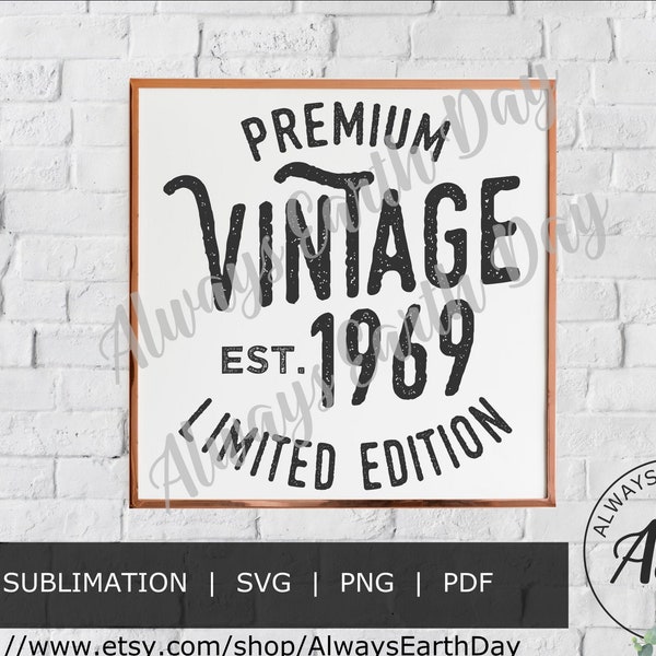 1969 Svg - Etsy