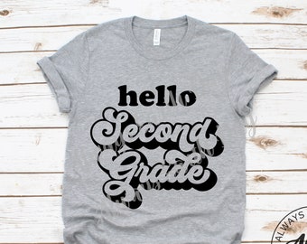 Second Grade Crew Svg, Second Grade Teacher Svg, Teacher Shirt Svg ...