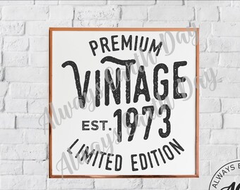 Vintage 1973 Png | Etsy
