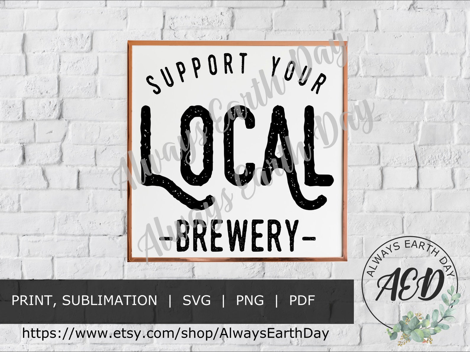 Support Your Local Brewery Svg Sublimation Support Local - Etsy