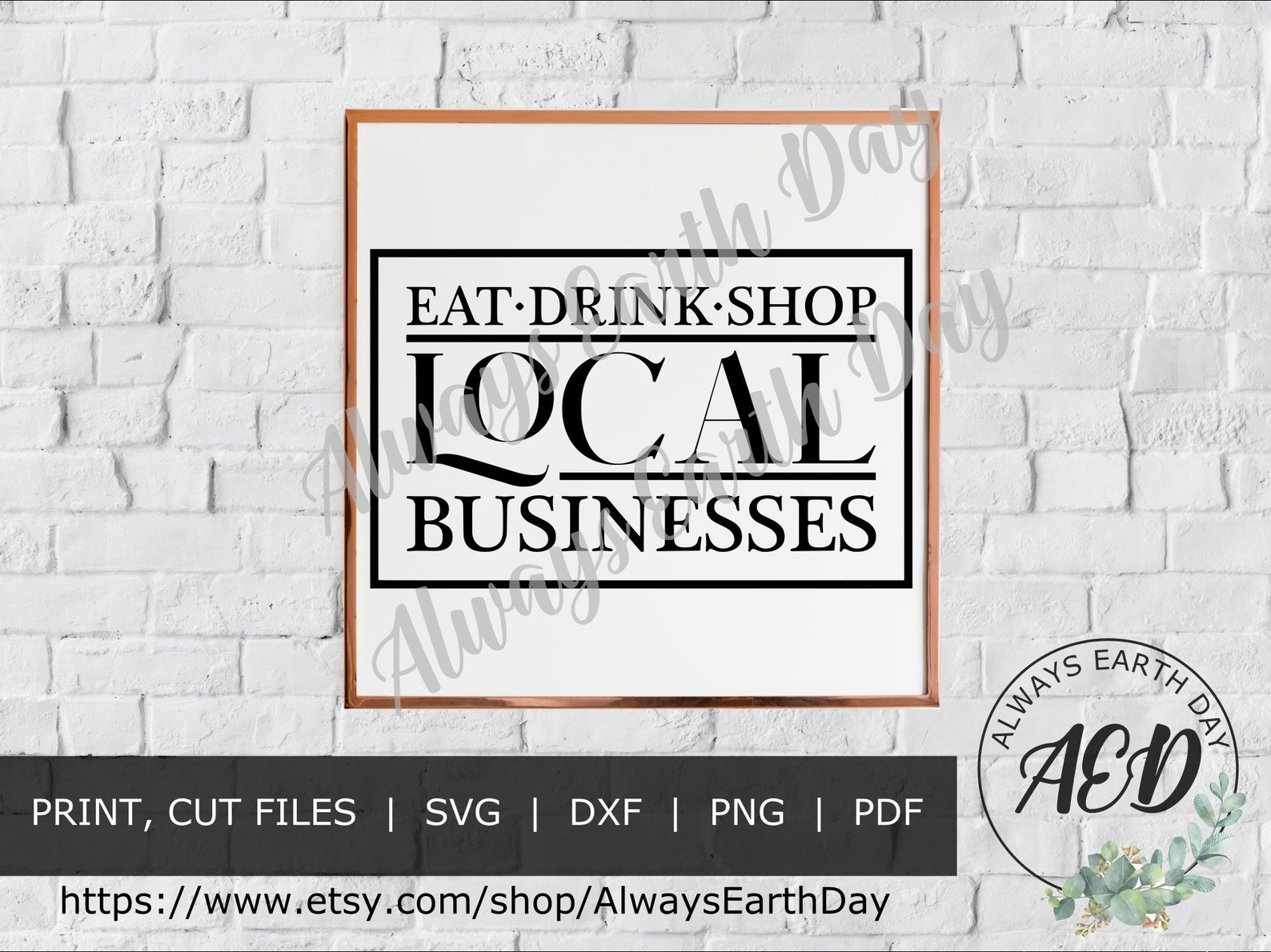 Eat Local Svg Drink Local Svg Shop Local Svg Support Local - Etsy