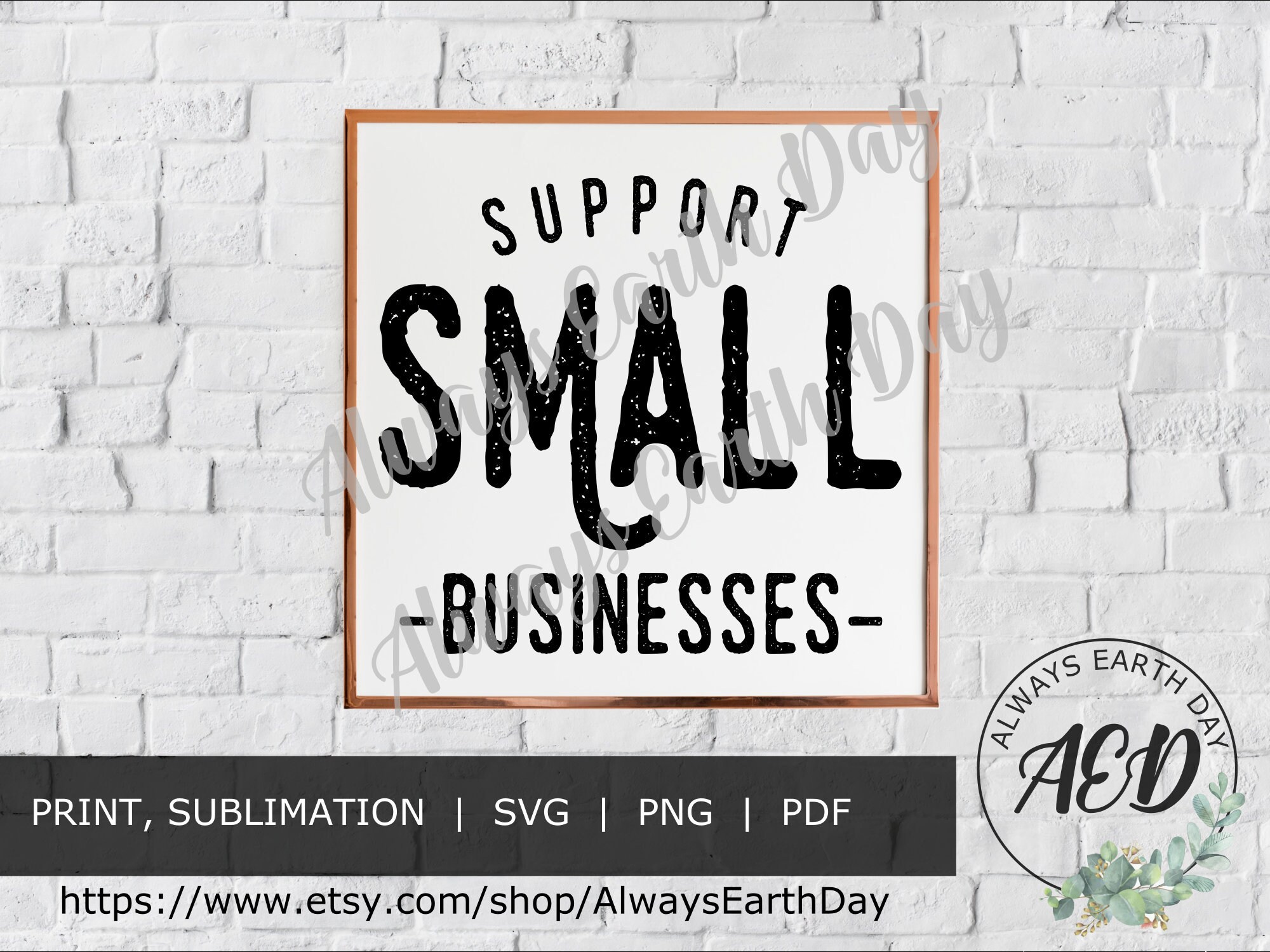 Support Small Businesses Svg Shop Small Svg Sublimation | Etsy