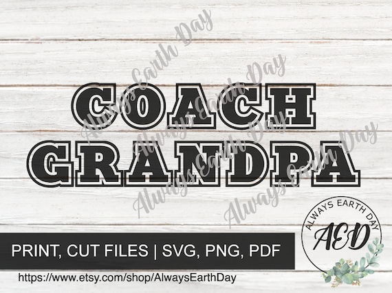 Coach Opa svg Coach svg Coach Shirt svg Sport svg Game Day - Etsy ...
