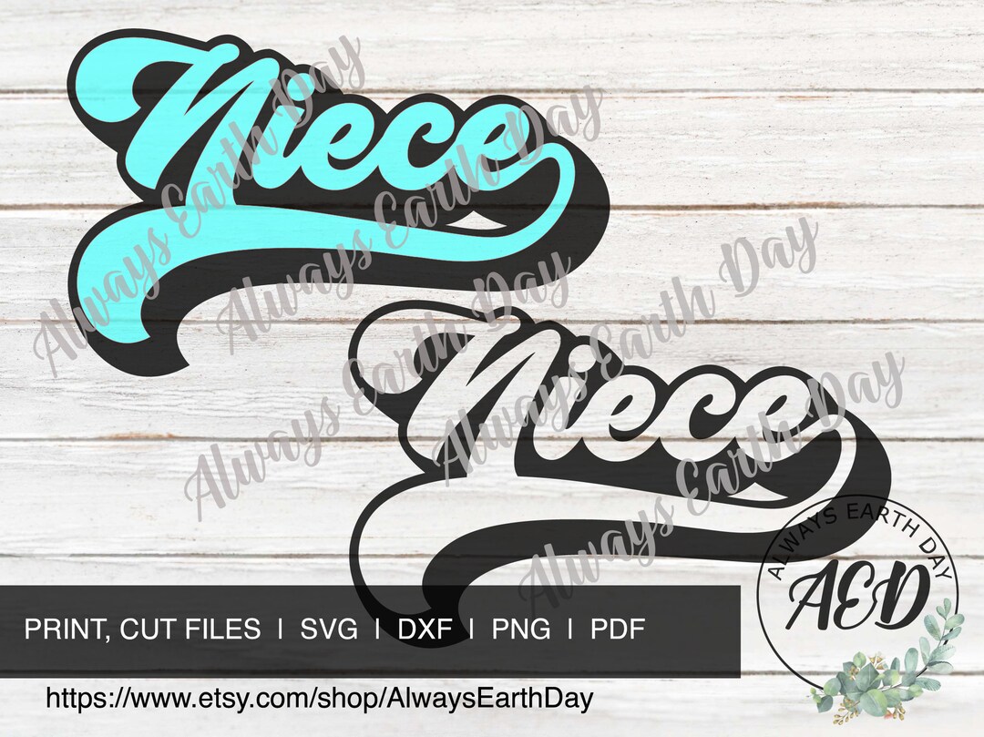 Niece Svg, Niece Shirt Svg, Niece Png, Baby Announcement, Family Shirt ...