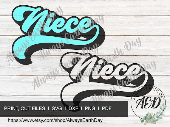 Niece Svg Niece Shirt Svg Niece Png Baby Announcement - Etsy