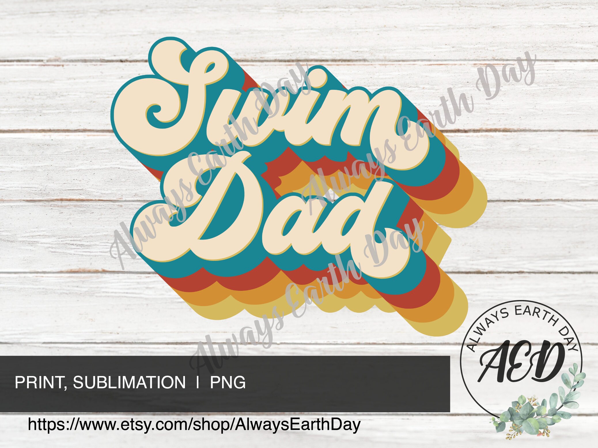 Swim Dad Png Swim Dad Sublimation Download Swim Png | Etsy