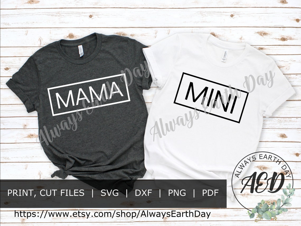 Mama and Mini Svg Bundle Mama Svg Mini Svg Mom Svg Mom - Etsy