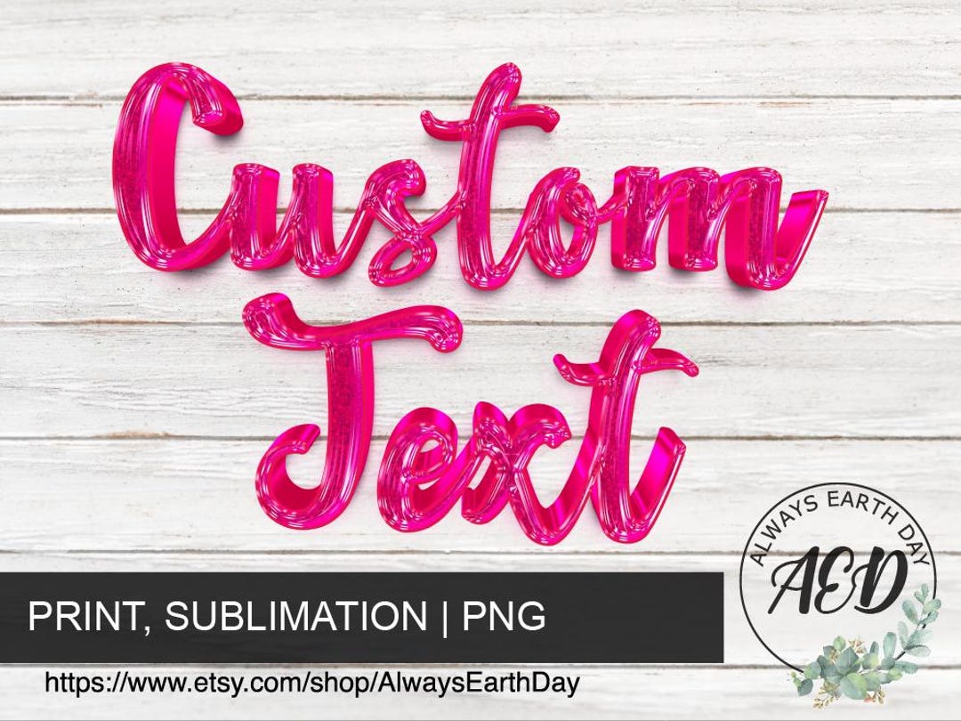 Jelly Custom Text Png, Candy Custom Text Png, Custom Name Png, Retro ...