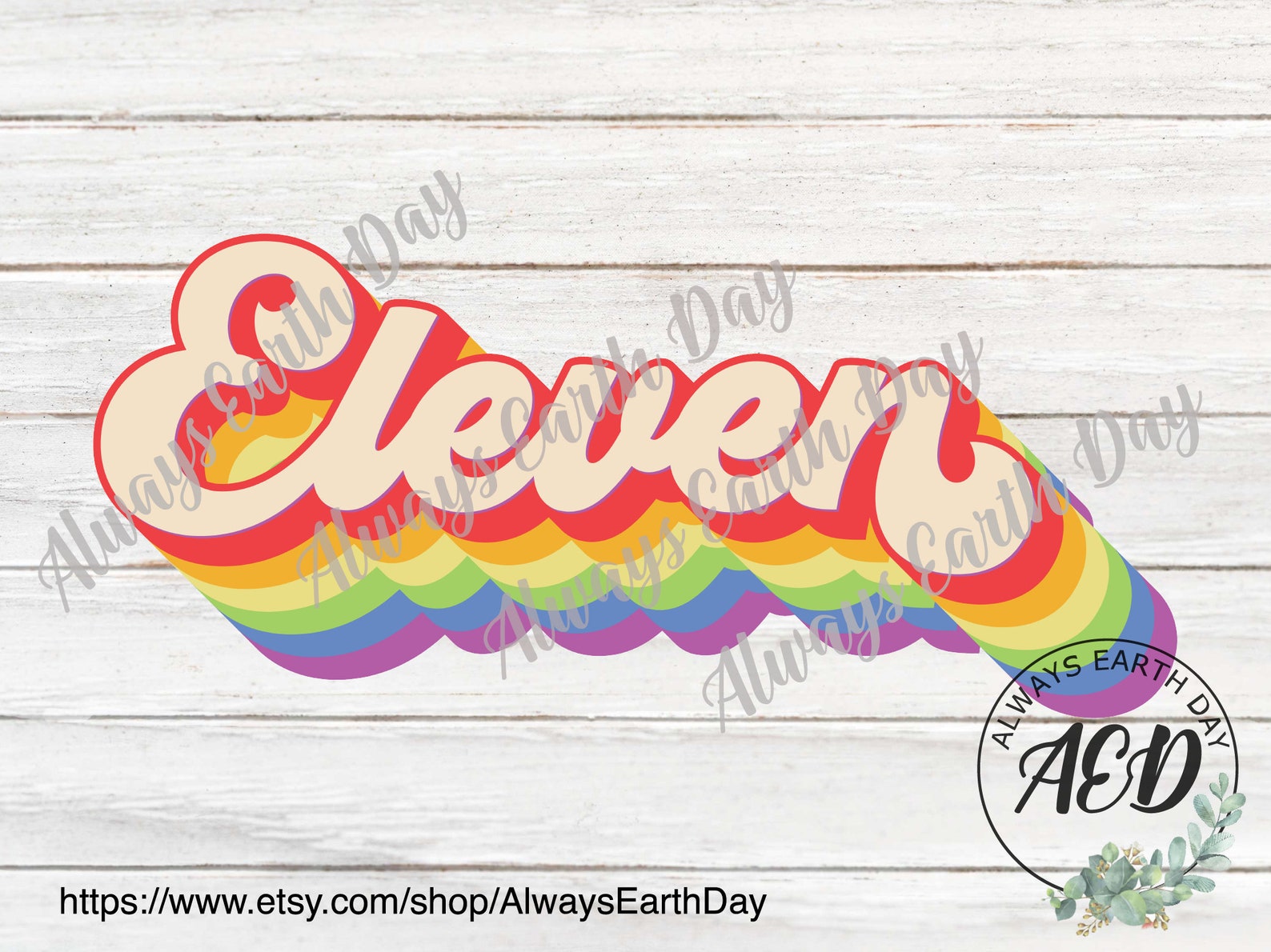 Eleven Png, Eleventh Birthday Png, 11th Birthday Png, Rainbow Png ...