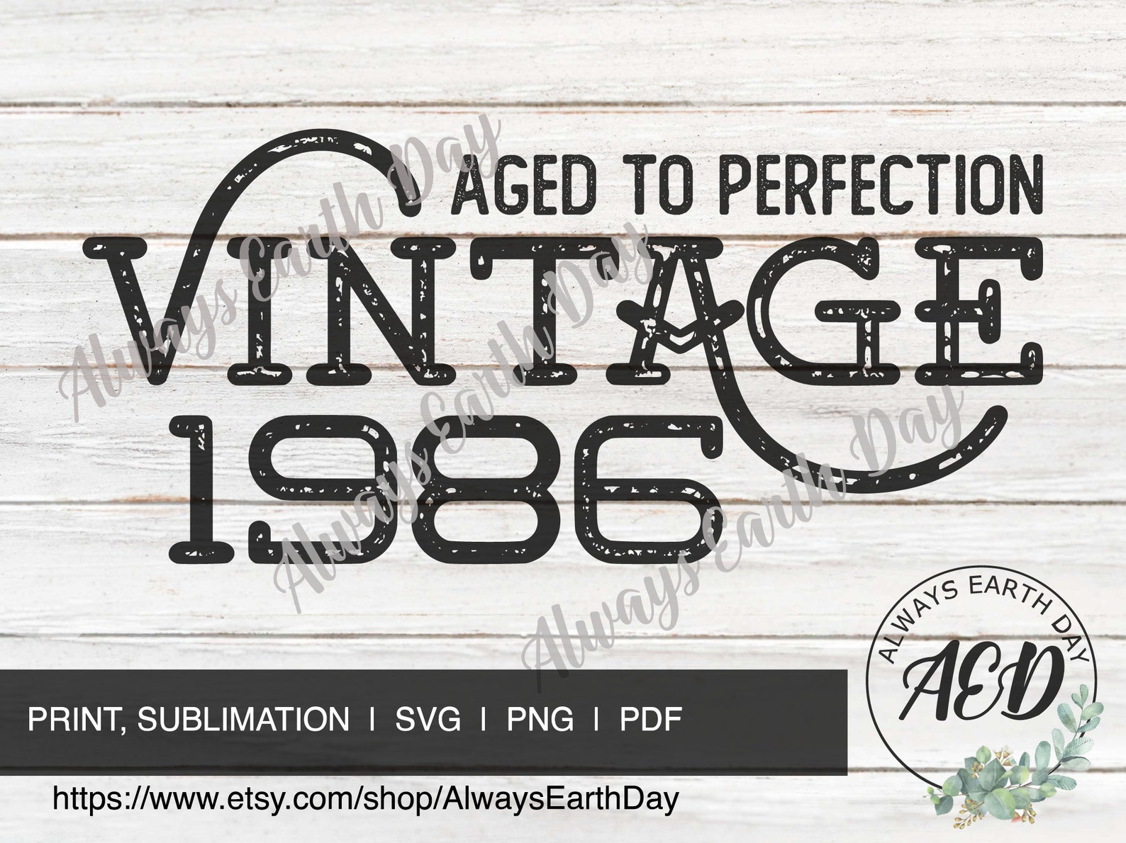 Vintage 1986 svg 1986 Birthday svg Aged to Perfection All | Etsy Vintage 1986 svg 1986 Birthday svg Aged to Perfection All | Etsy