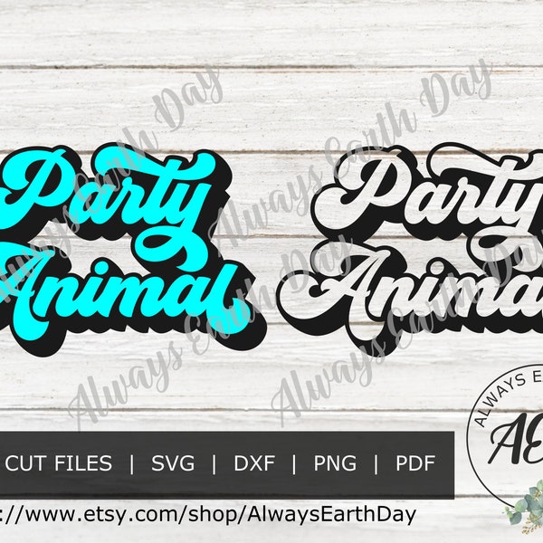 Party Animal Svg - Etsy