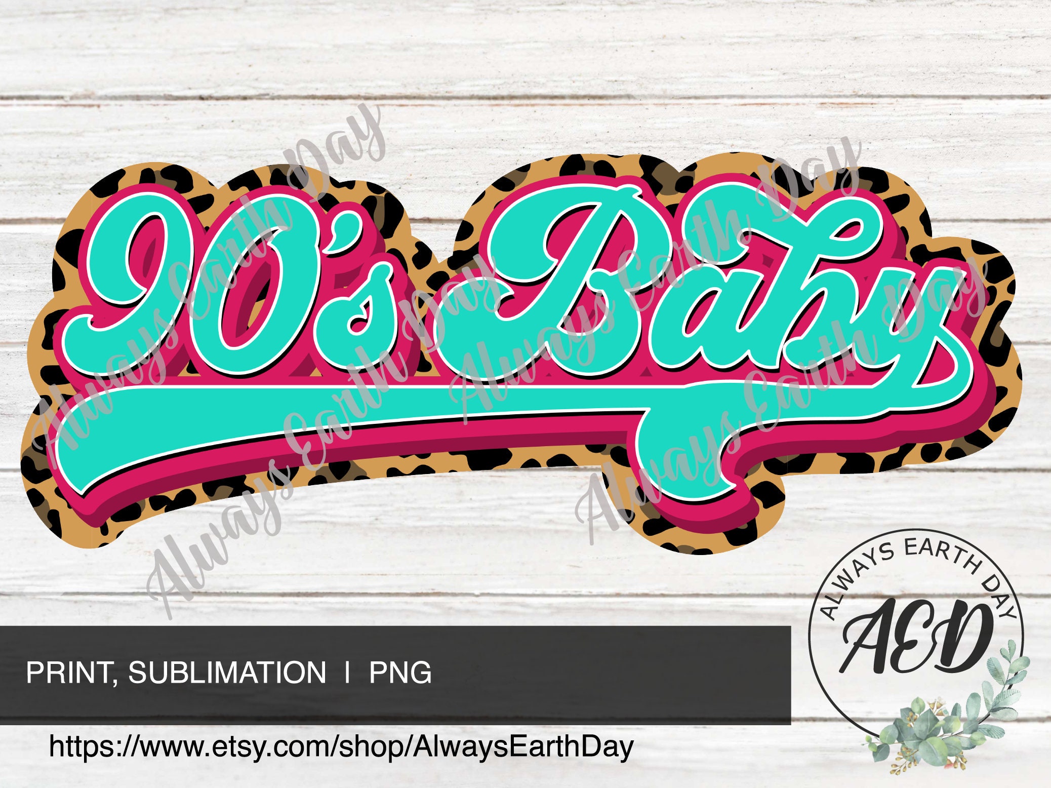 90s Baby png 90s Baby Leopard png Sublimation Download Good | Etsy