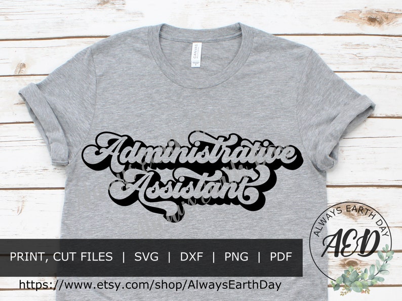 Administrative Assistant Svg Admin Assistant Shirt School - Etsy