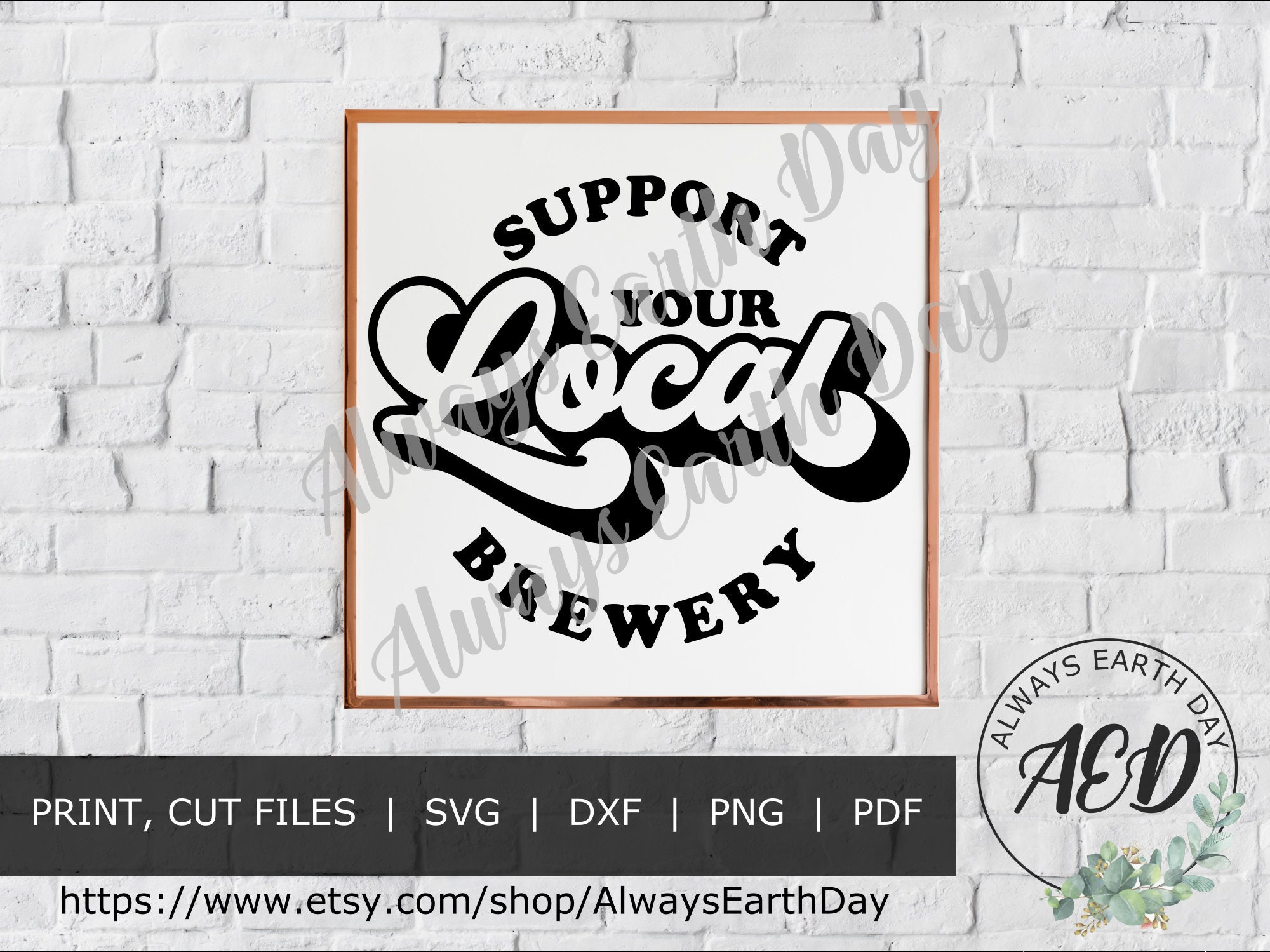 Support Your Local Brewery Svg, Support Local Businesses Svg, Support ...