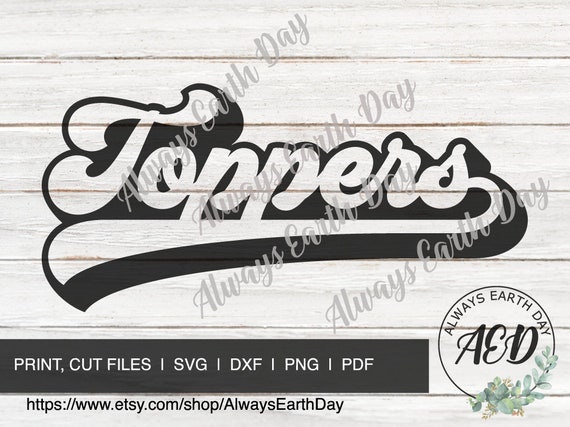 Toppers Svg Toppers Cheer Mom Svg Cheer Svg Sports Svg - Etsy