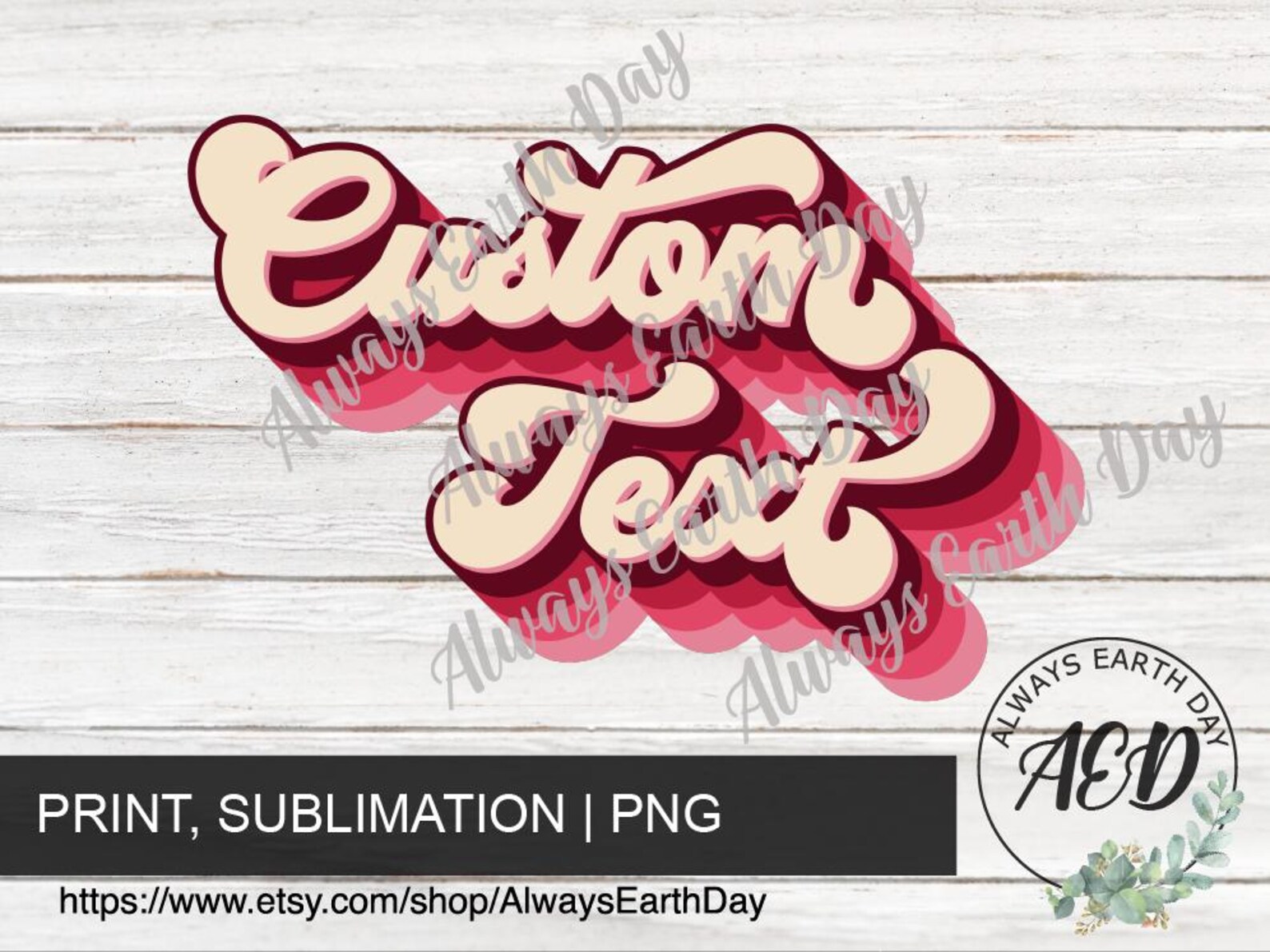Custom Retro Text Png, Custom Text Png, Custom Name Png, Retro ...