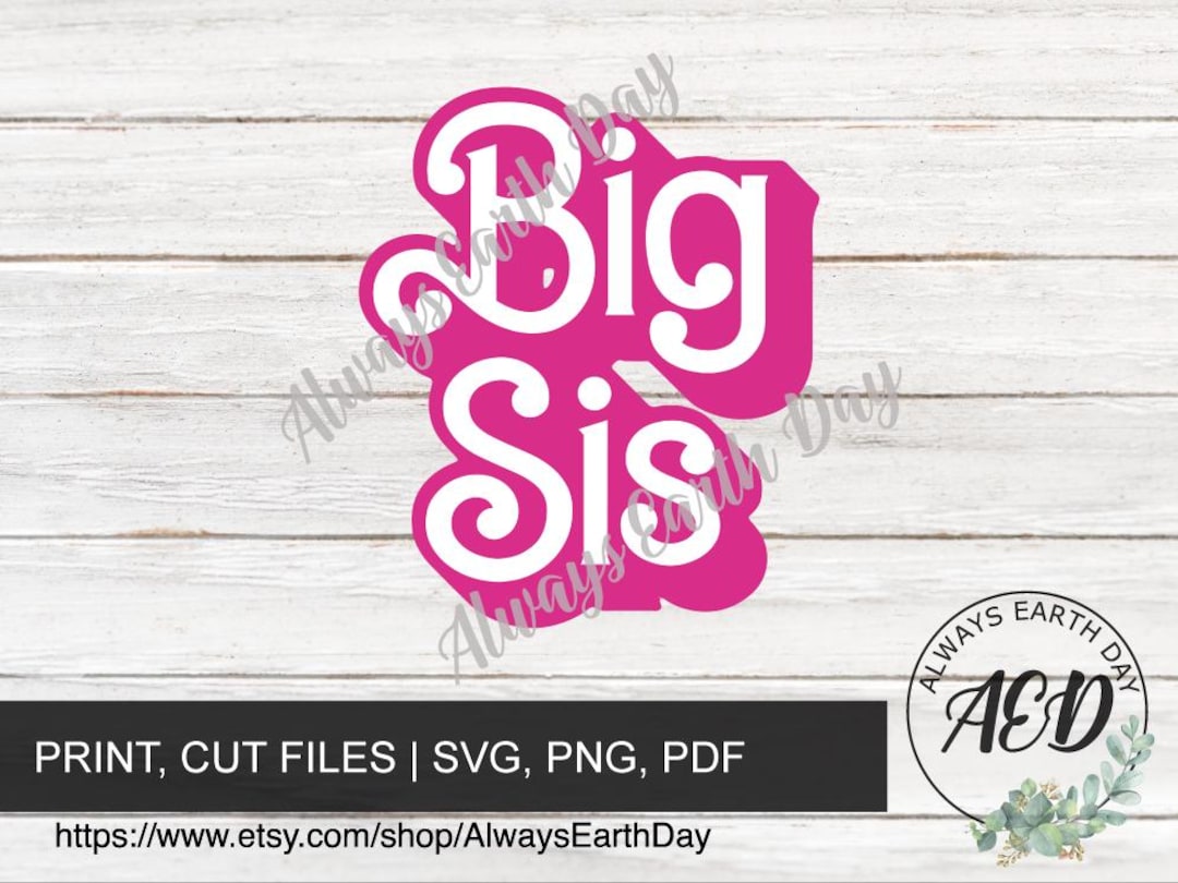 Big Sis Svg, Big Sis Shirt Svg, Baby Announcement Svg, Promoted to ...