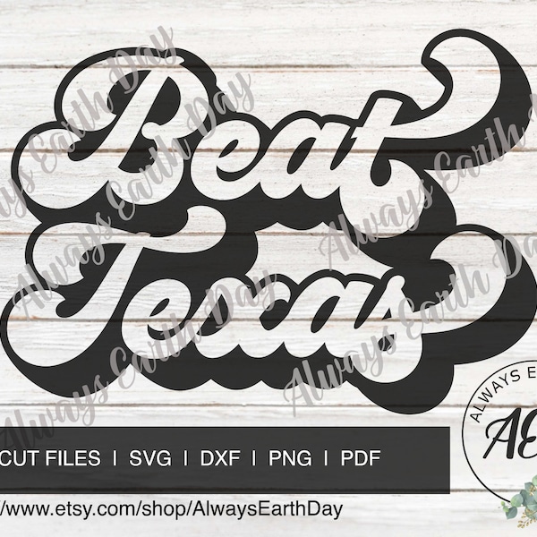 Texas Beat Ou Svg - Etsy