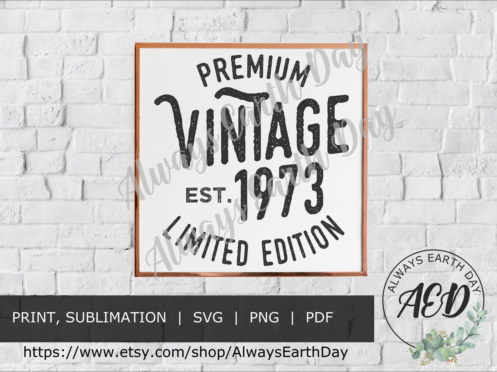 Vintage 1973 Svg, 1973 Birthday Svg, Aged to Perfection, All Original ...