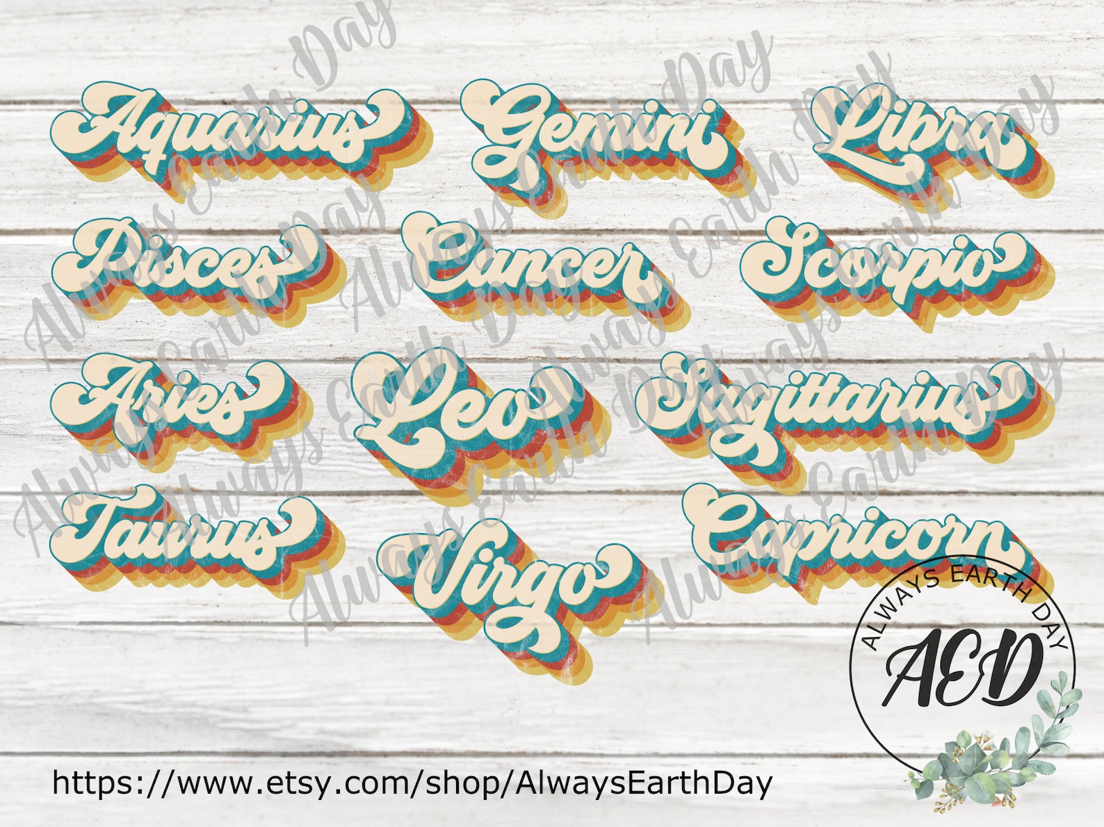 Zodiac Png, Zodiac Signs Bundle, Zodiac Sublimation Download, Zodiac ...