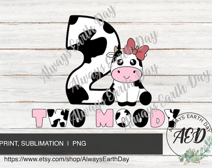 Vaca número dos cumpleaños svg 2º cumpleaños svg Cow print svg Birthday ...