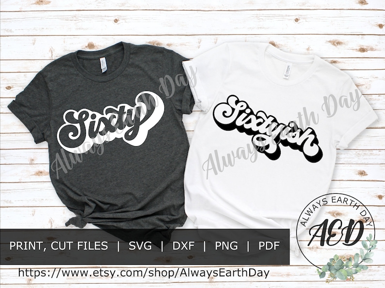60th Birthday Svg Bundle, Birthday Svg, Birthday Shirt, Turning 60 ...