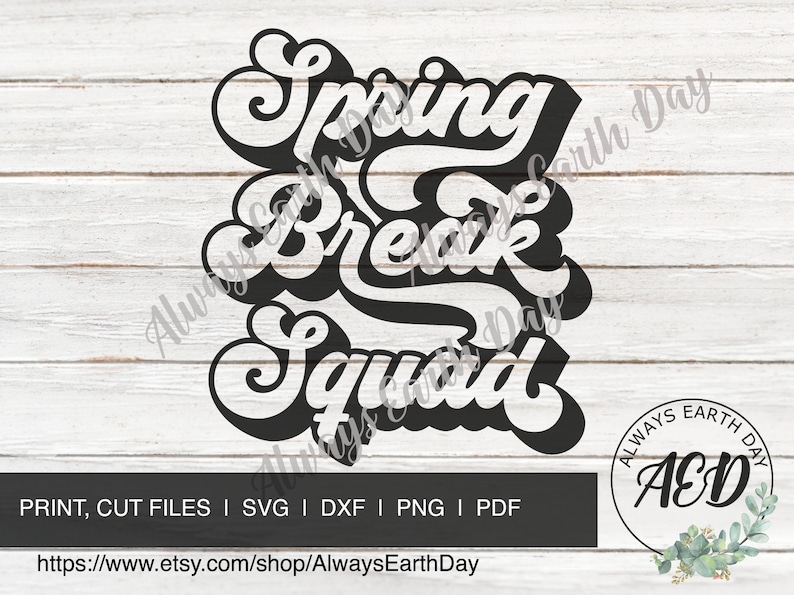 Spring Break Squad Svg Spring Break Svg Spring Break Shirt - Etsy