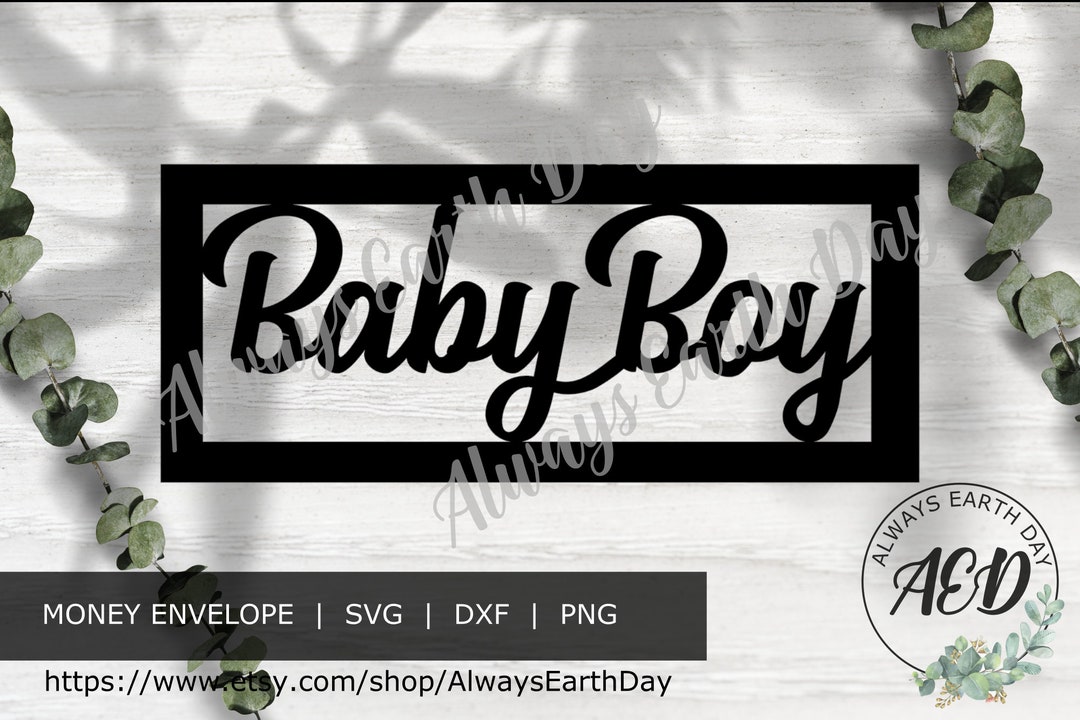 Baby Boy Envelope, Baby Shower Money Envelope Svg, Its A Boy Envelope ...
