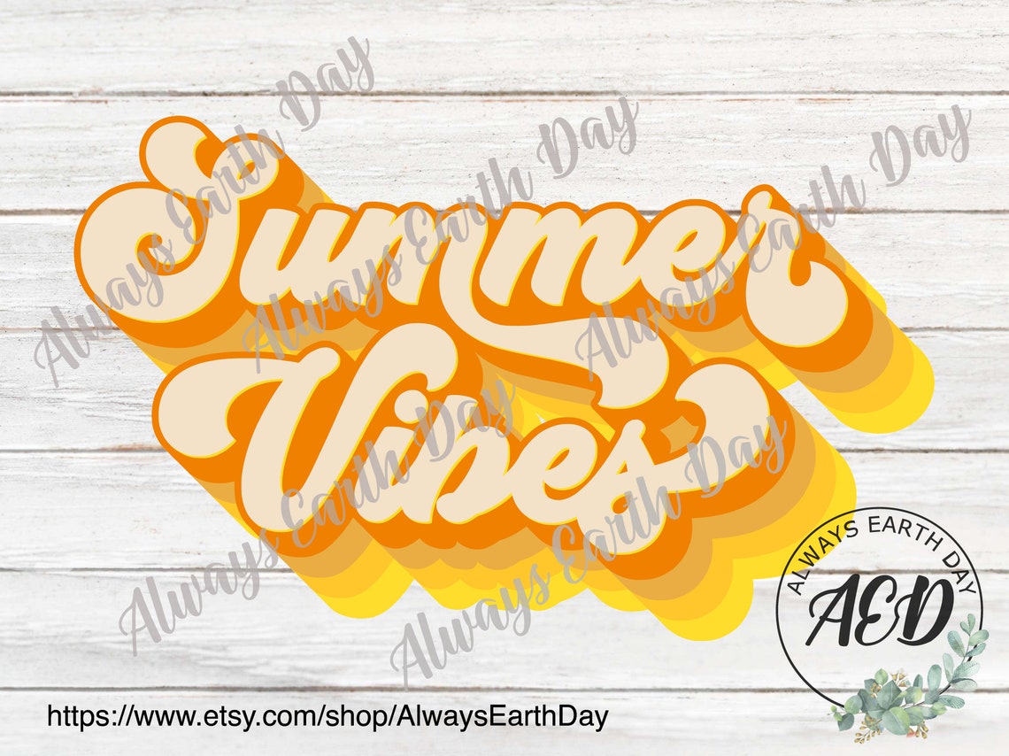 Summer Vibes png Summer Vibes Sublimation Beach Vibes Good | Etsy