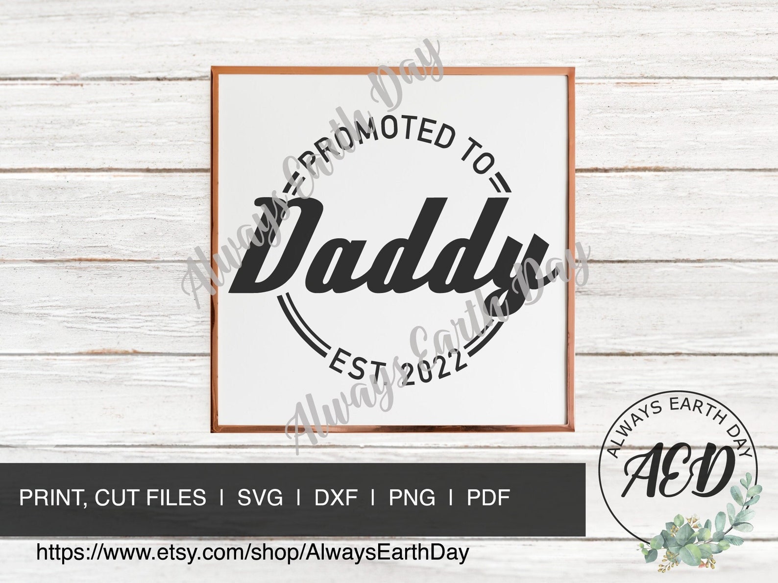 Daddy Est 2022 Svg Promoted to Daddy Svg New Dad Shirt Svg - Etsy