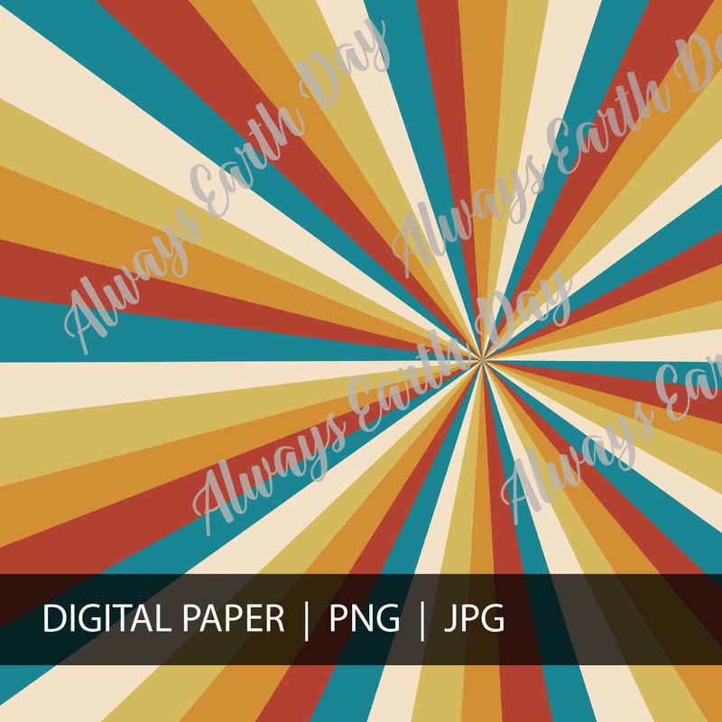 Retro Wall Paper - Etsy