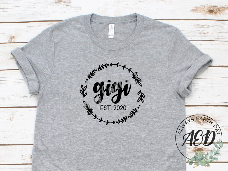 Gigi Est 2020 Svg, Grandma Svg, Gigi Svg, Family Svg - Etsy
