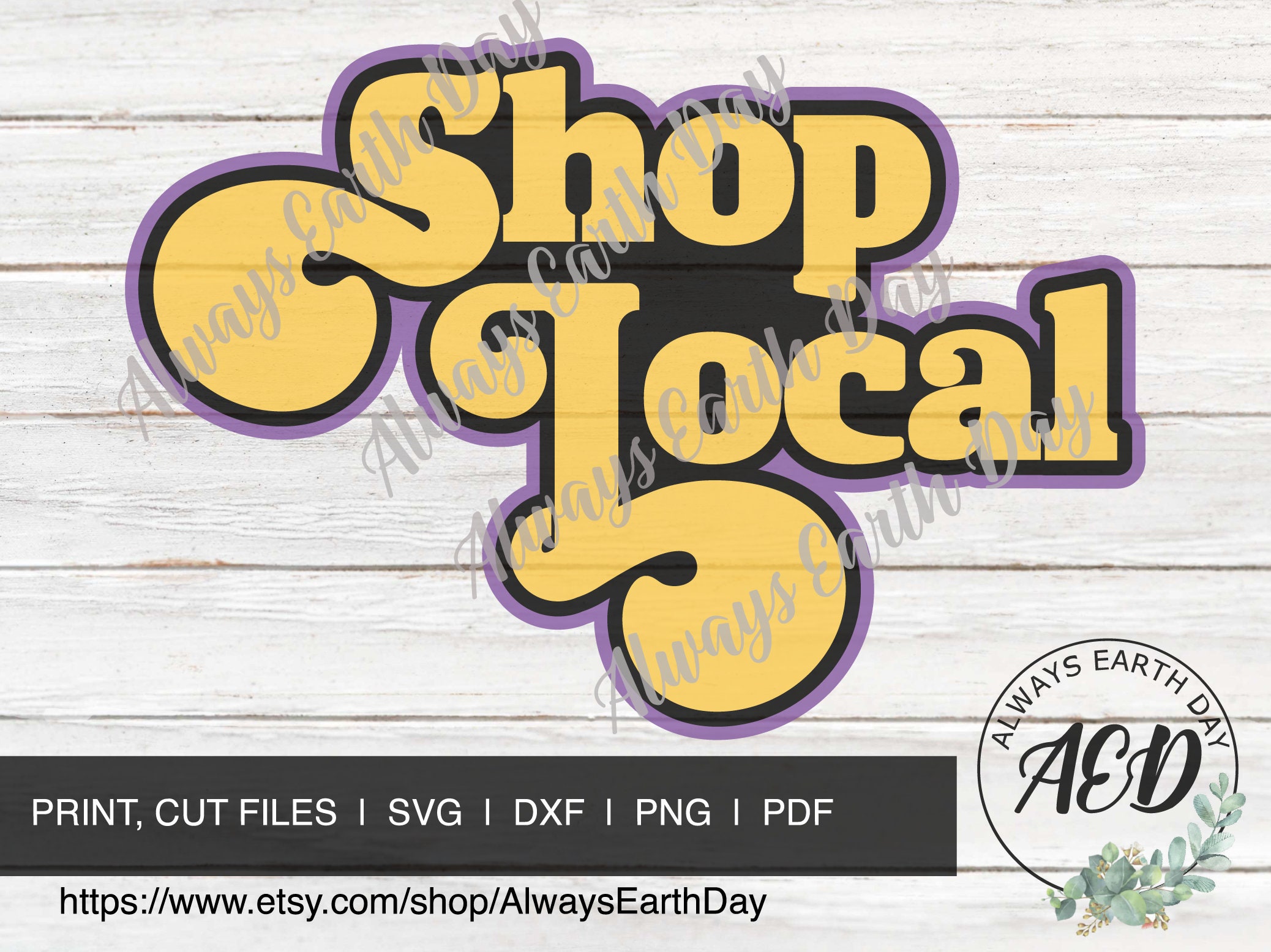 Shop Local svg Support Local Businesses Shop Small Support | Etsy