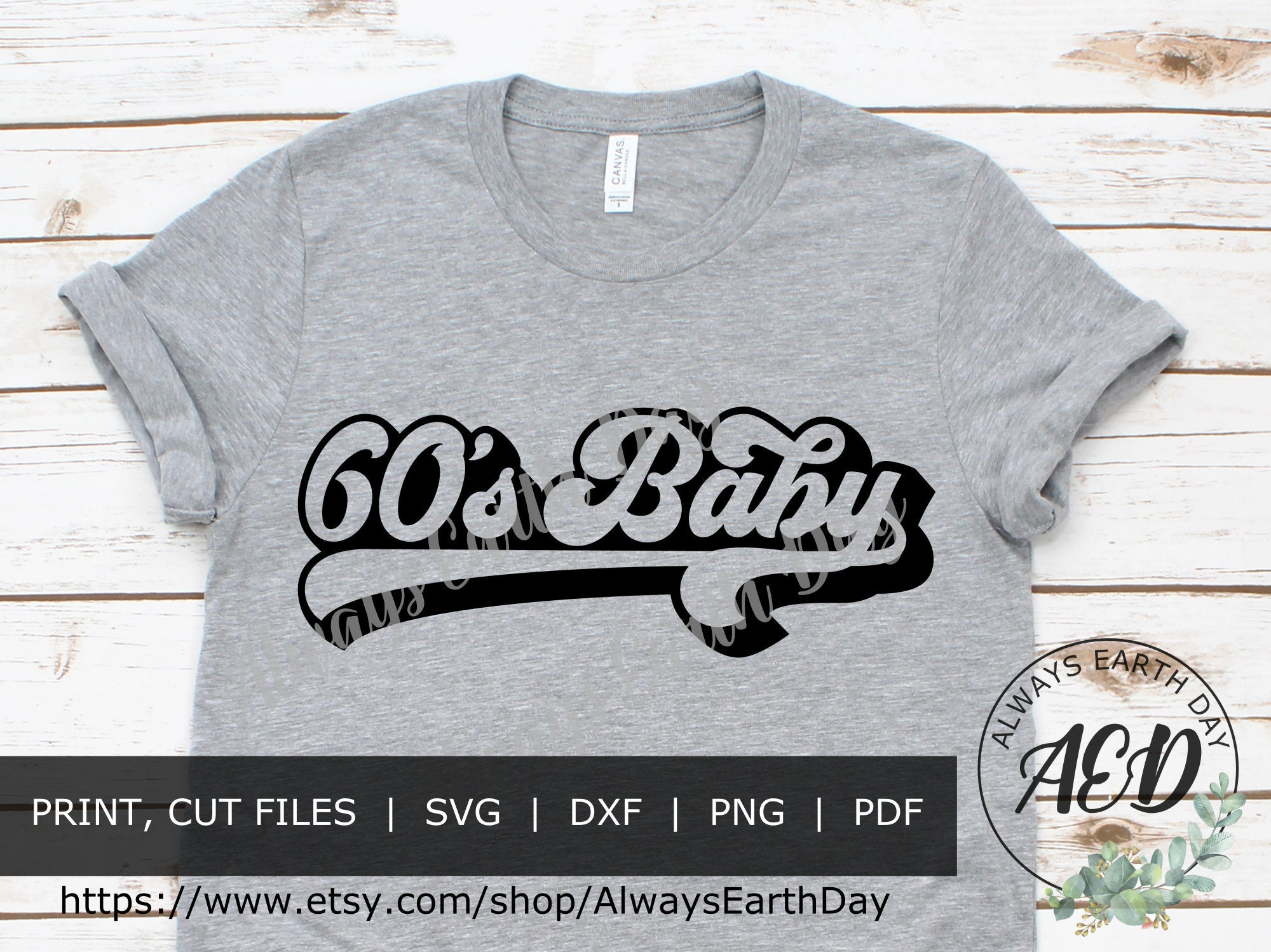 60s Baby svg Made in the 60s svg Retro Shirt Good Vibes | Etsy