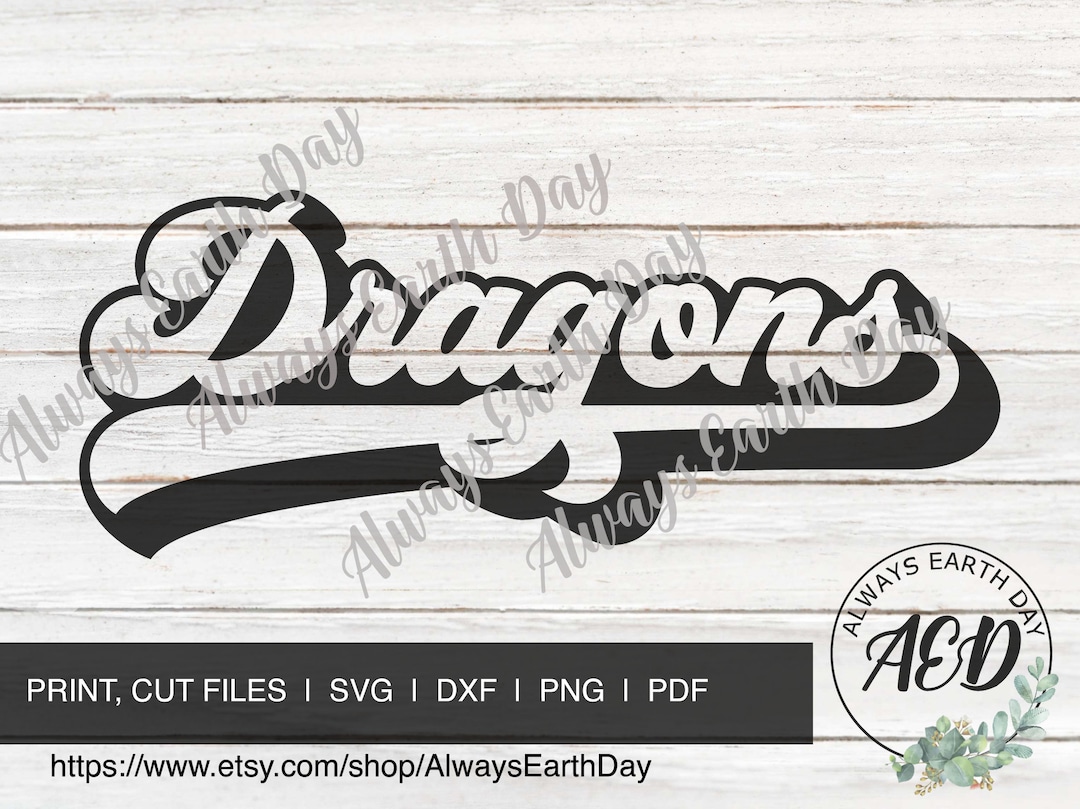 Dragons Svg, Dragons Shirt Svg, Dragons Cheer Mom, Cheer Svg, Sports ...
