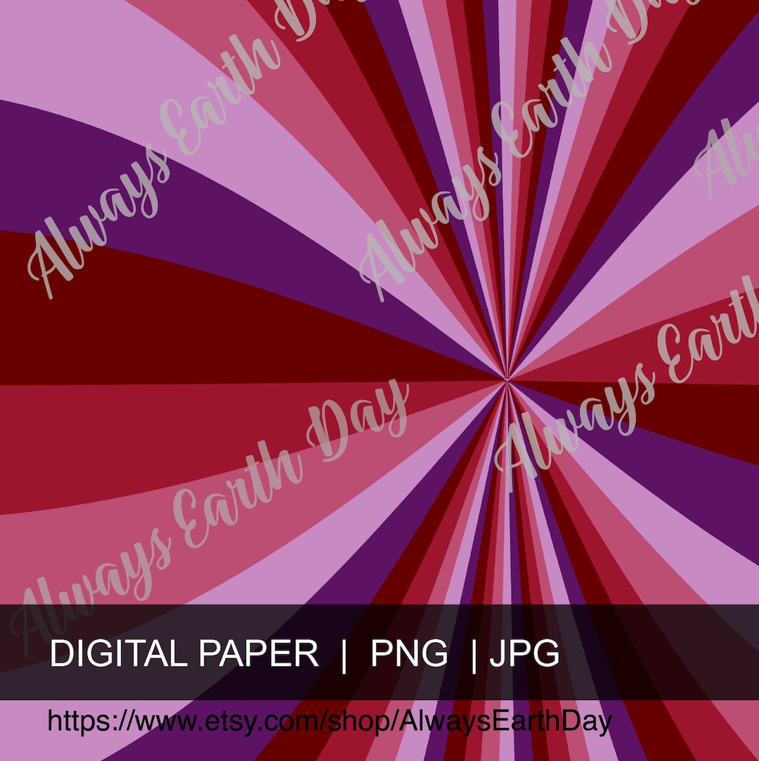 Retro Digital Paper, Sunburst Digital Paper, Sunburst Background, Retro ...